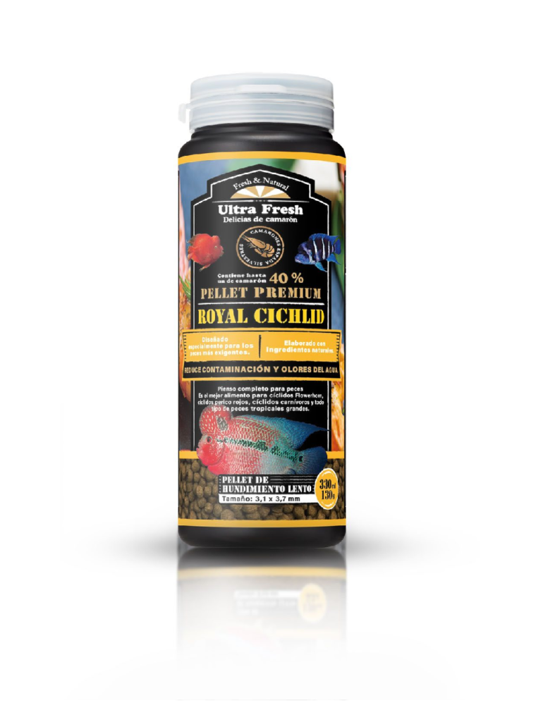 AZOO ULTRA FRESH Royal Cichlid Premium Pellet 1150ml/460gr - Peixanário